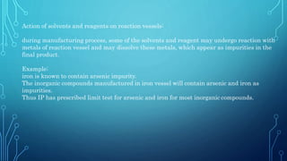 Impurity (effect and sources) | PPTX