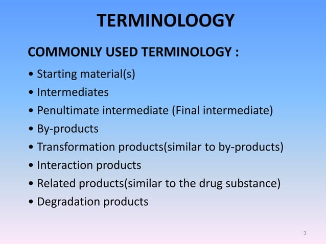 Basics of Impurity Profiling | PPTX | Chemistry | Science