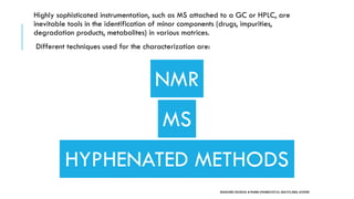 Impurity Profiling & Degradant Characterization- UNIT 3 (Dhanashree ...