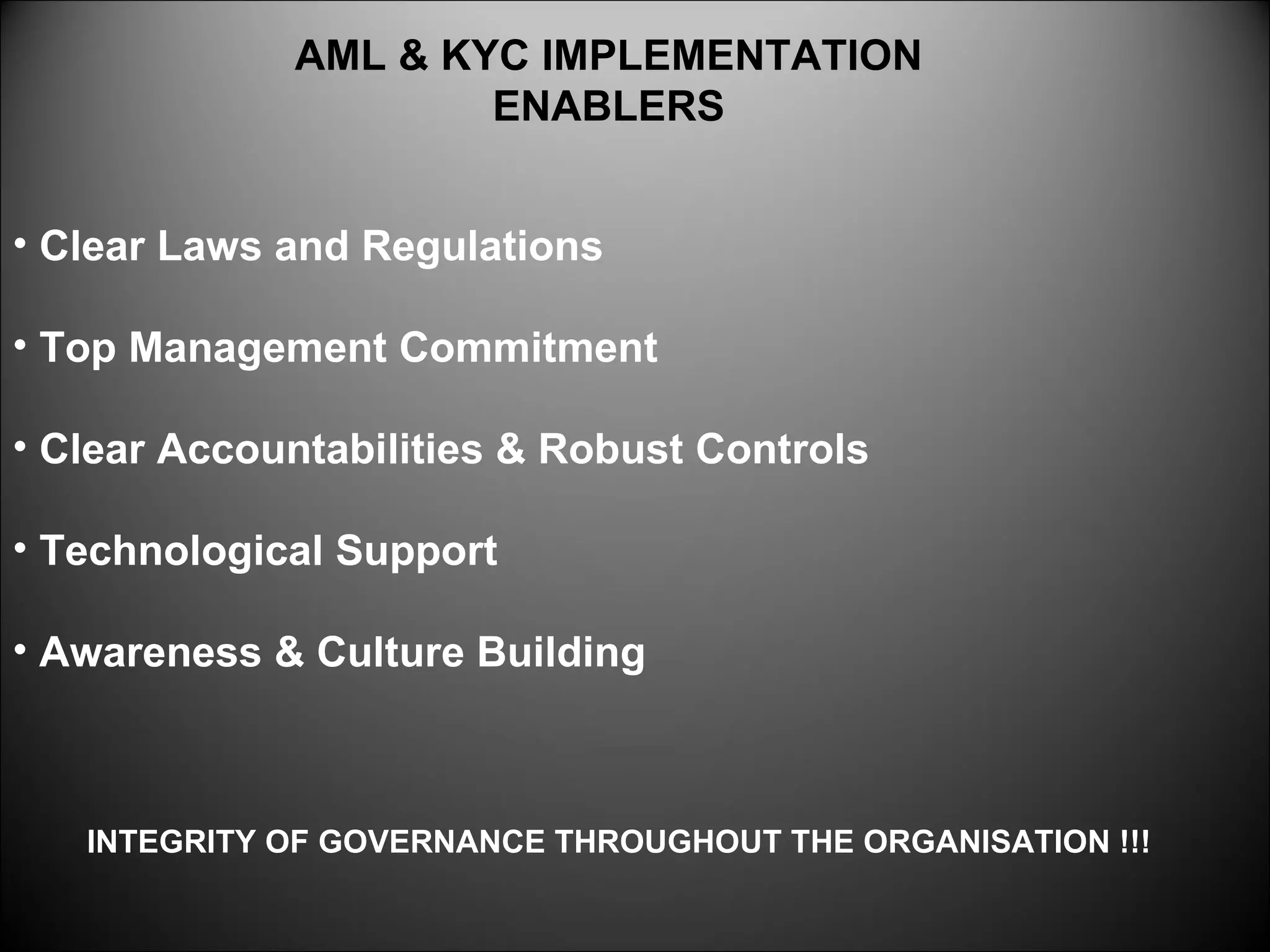 implementing kyc&aml solutions | PPT