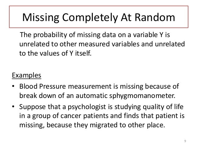 Imputation Techniques For Missing Data In Clinical Trials