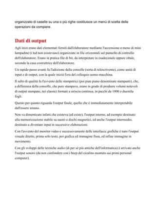 Imput e output | DOCX | Computer Peripherals | Computing