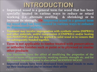 IMP WOOD wood product and utilisation.ppt