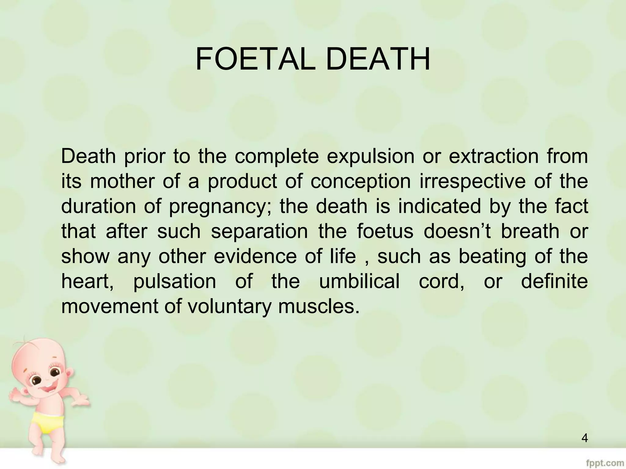 Infant Mortality Rate, perinatal mortality | PPTX