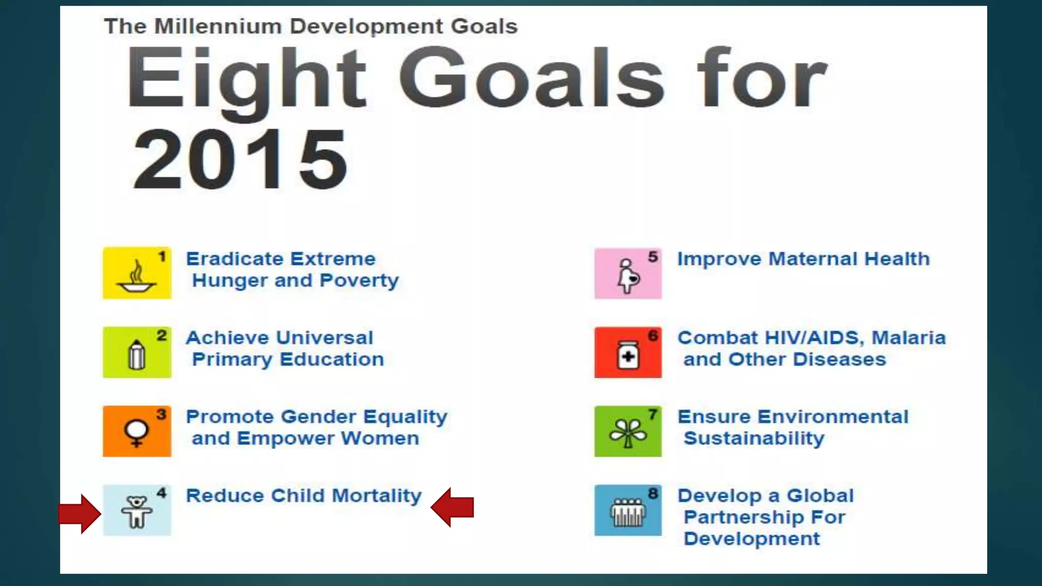 Infant Mortality Rate in India -Millennium Development Goal | PPTX