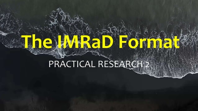 IMRad.pptx | Educational Assessment | Education