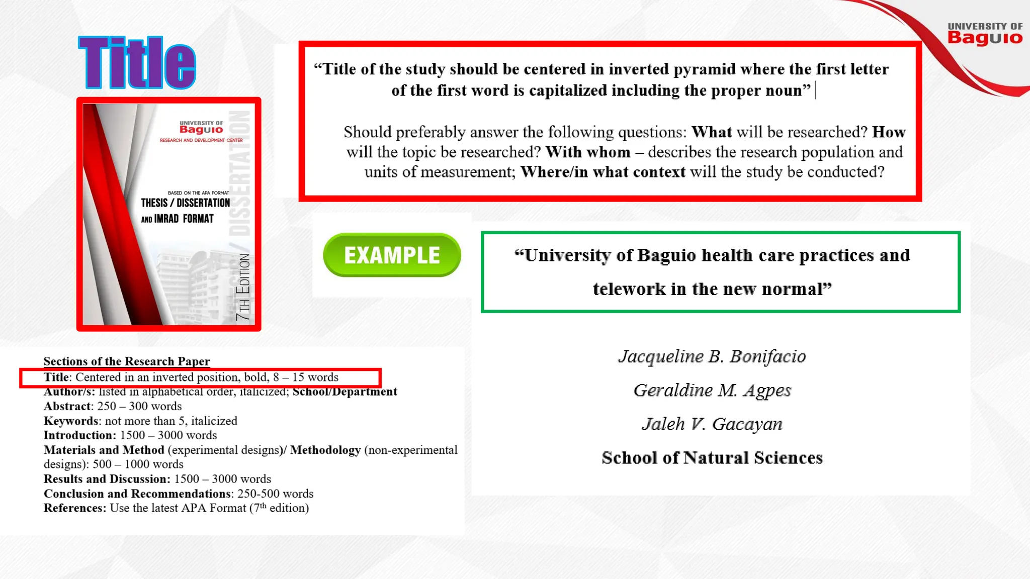 Imrad Research Format By Dr Jacqueline Powerpoint Pdf