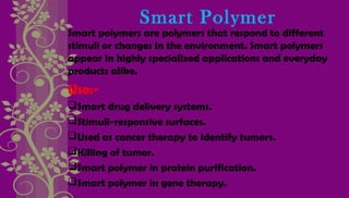Polymer in Pharmaceutical Science | PPT