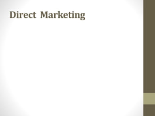 Direct Marketing | PPT