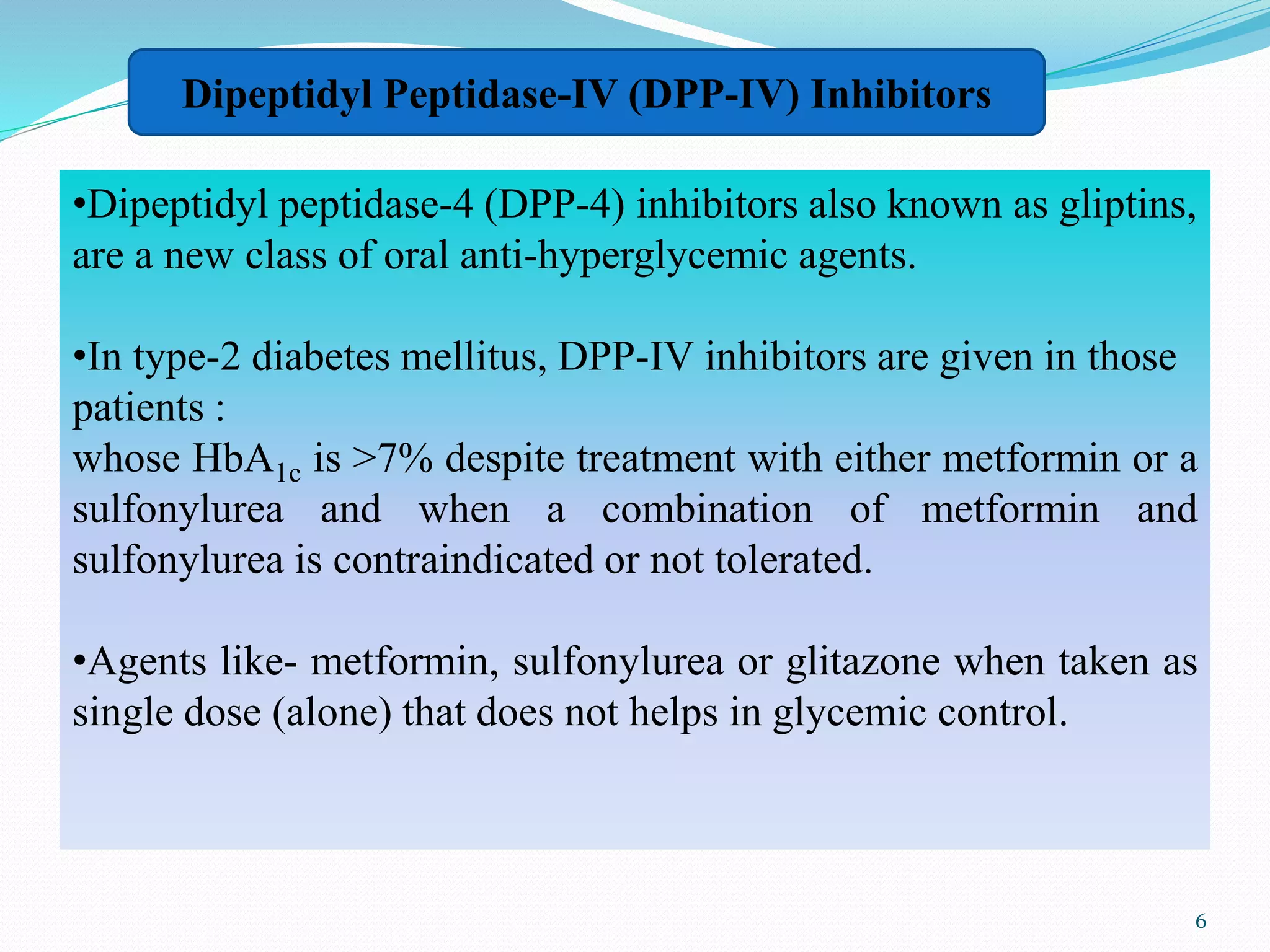Design and Synthesis of some Pyrimidine as DPP-IV Inhibitors | PPT
