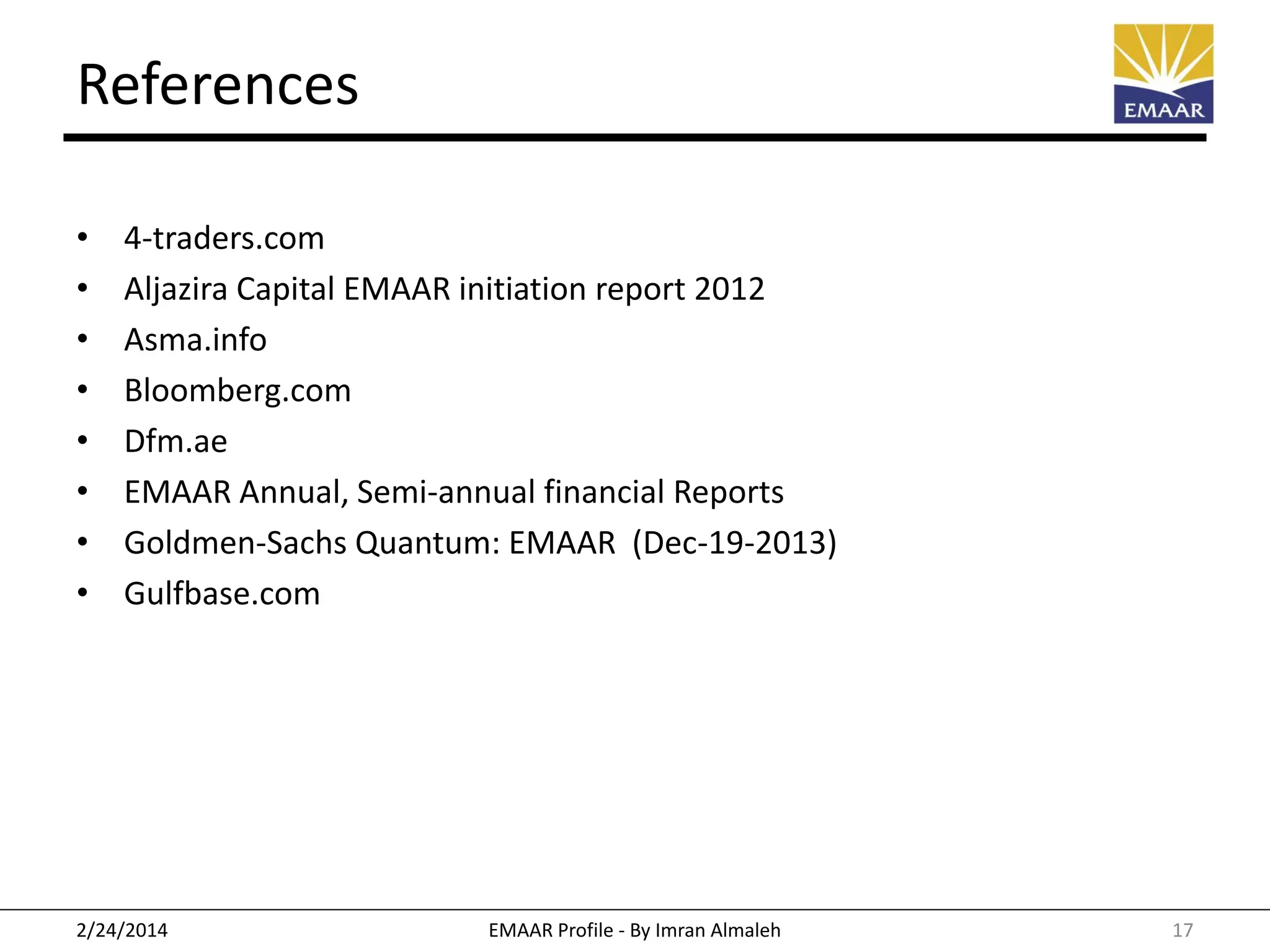 EMAAR Properties - Company Profile | PDF