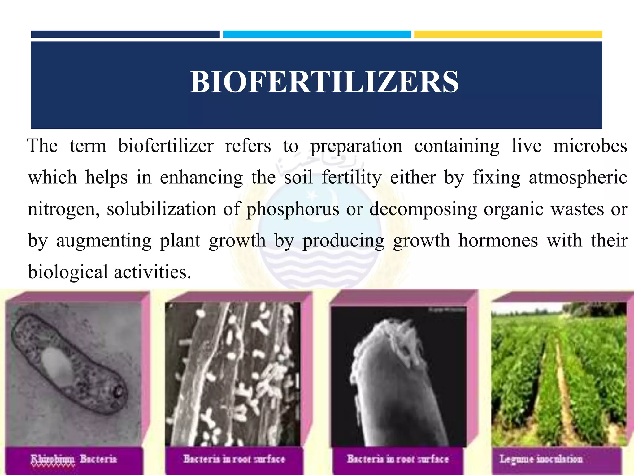 Biofuels and microbial application for biofertilizer production | PPT