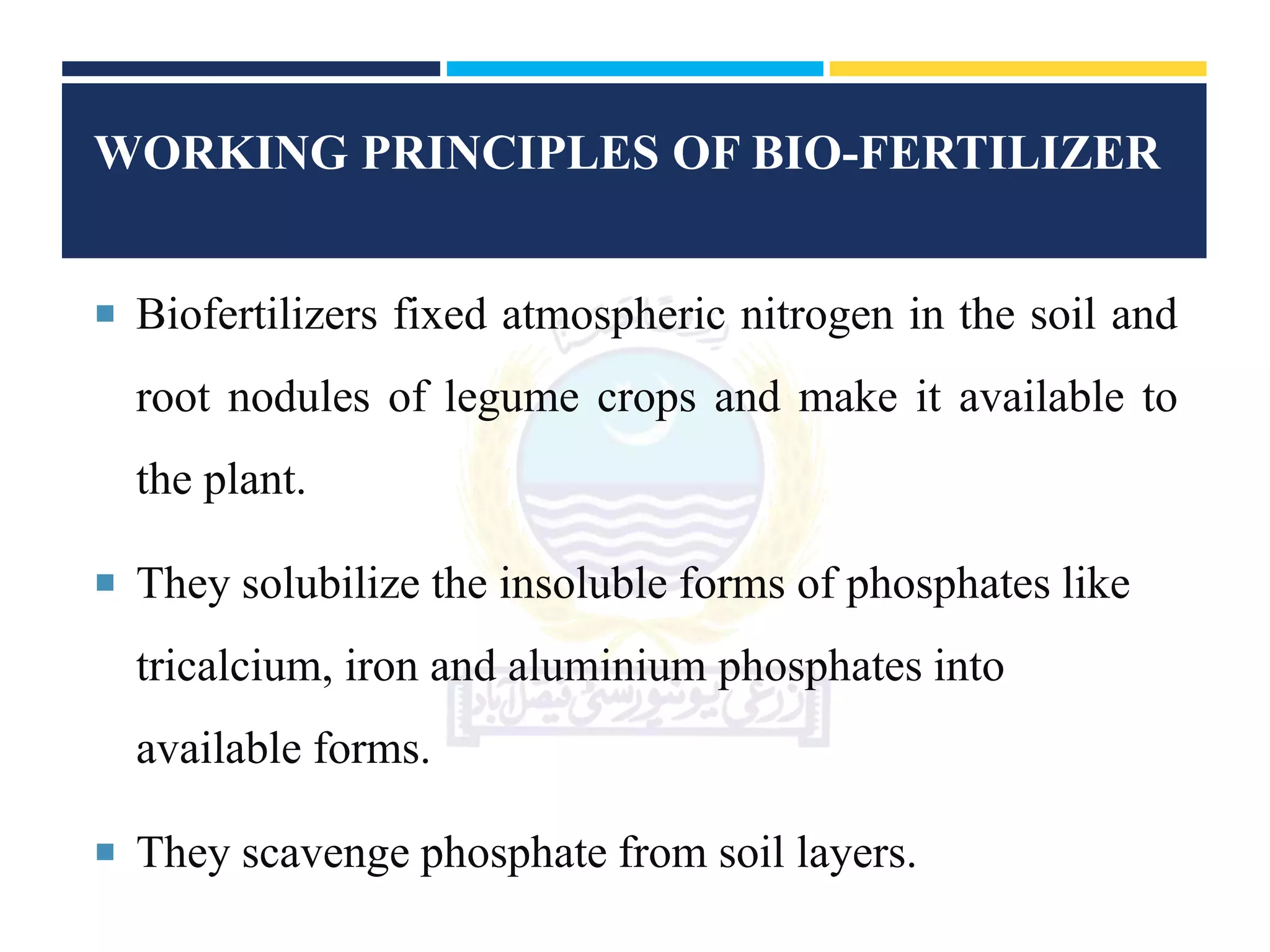 Biofuels and microbial application for biofertilizer production | PPT