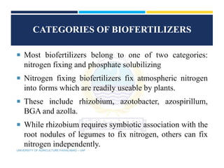 Biofuels and microbial application for biofertilizer production | PPT