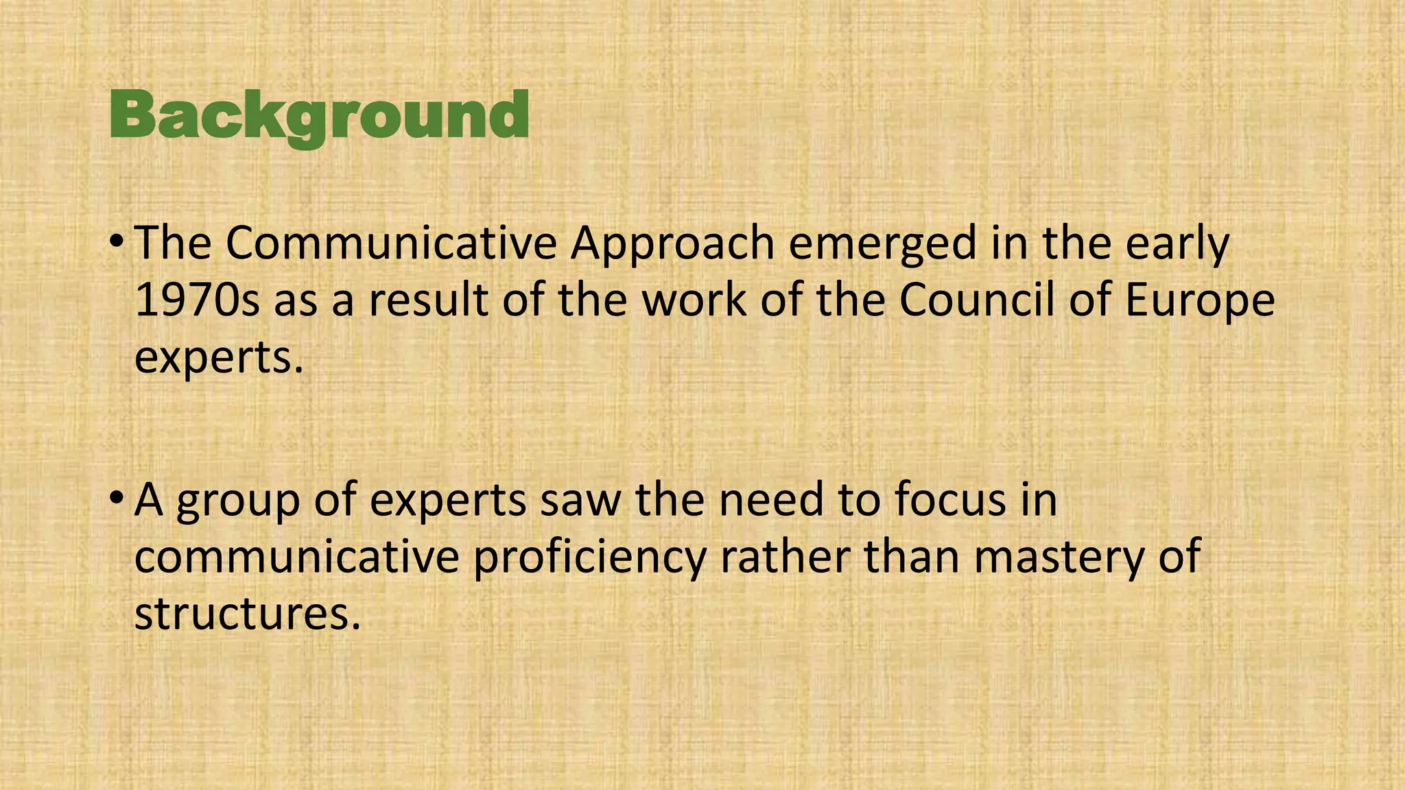 CLT "communicative language method" | PPTX