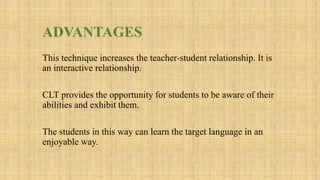 CLT "communicative language method" | PPTX