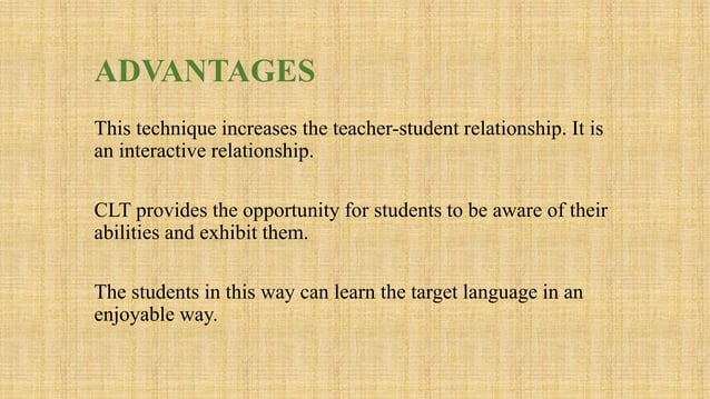 Clt Communicative Language Method Pptx