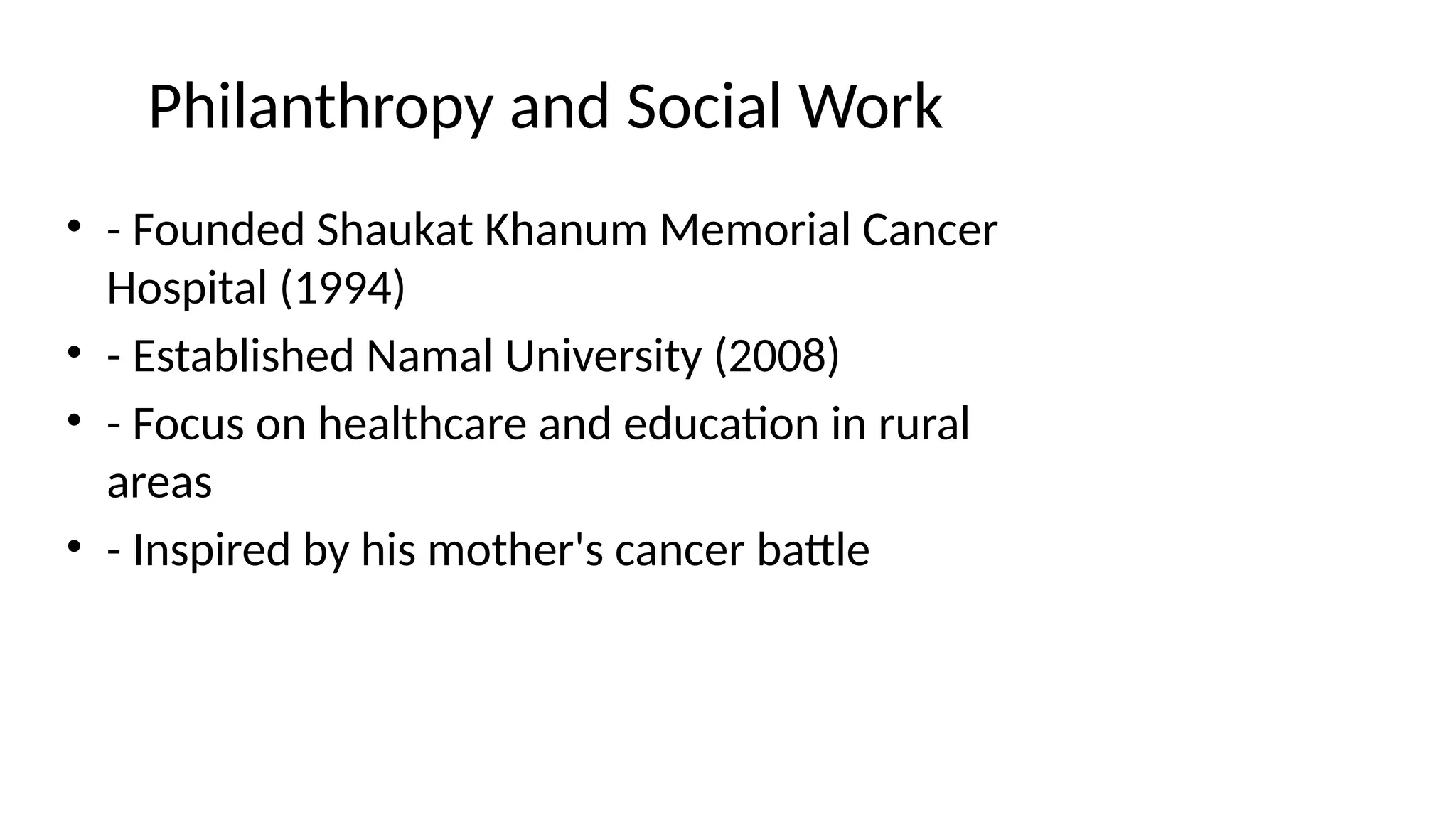 Imran ahmed Khan niazi presentation good | PPTX