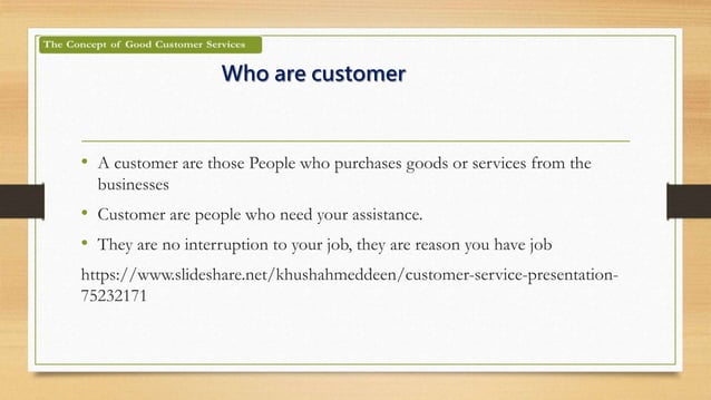 Concept of Good Customer Servicing and Types of Customer | PPT