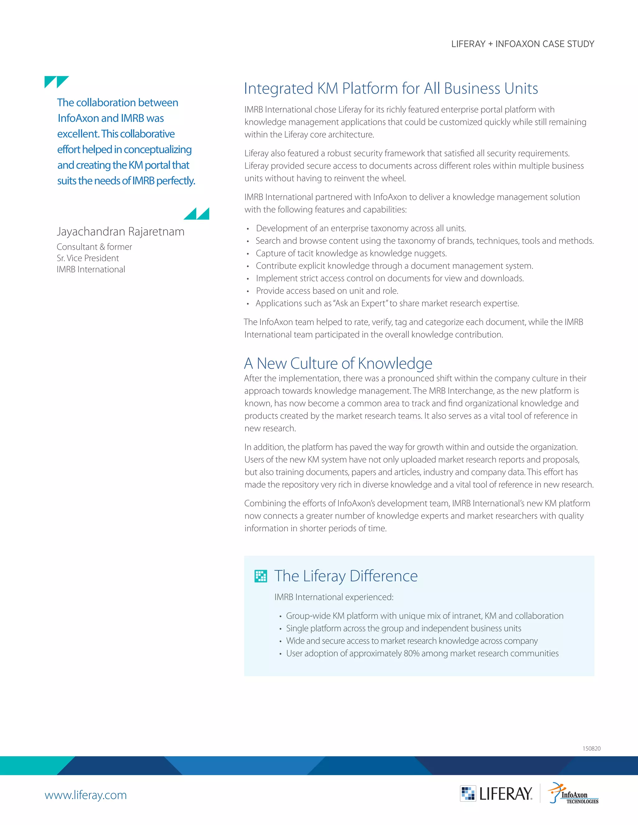 IMRB case study | PDF