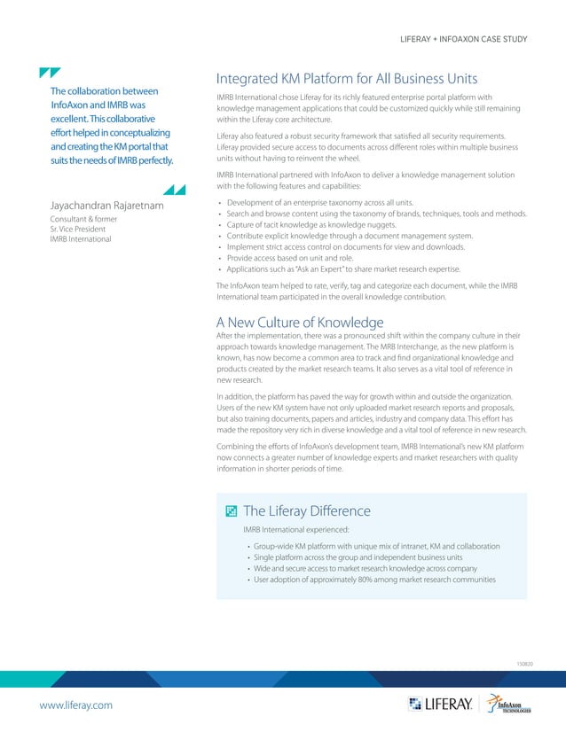 IMRB case study | PDF