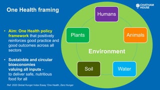 Decreased zoonotic disease, increased food safety: the multiple ...