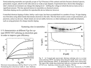 CNT as Field Effect Transistor application | PPT