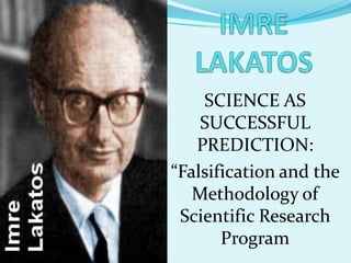Imre lakatos | PPTX