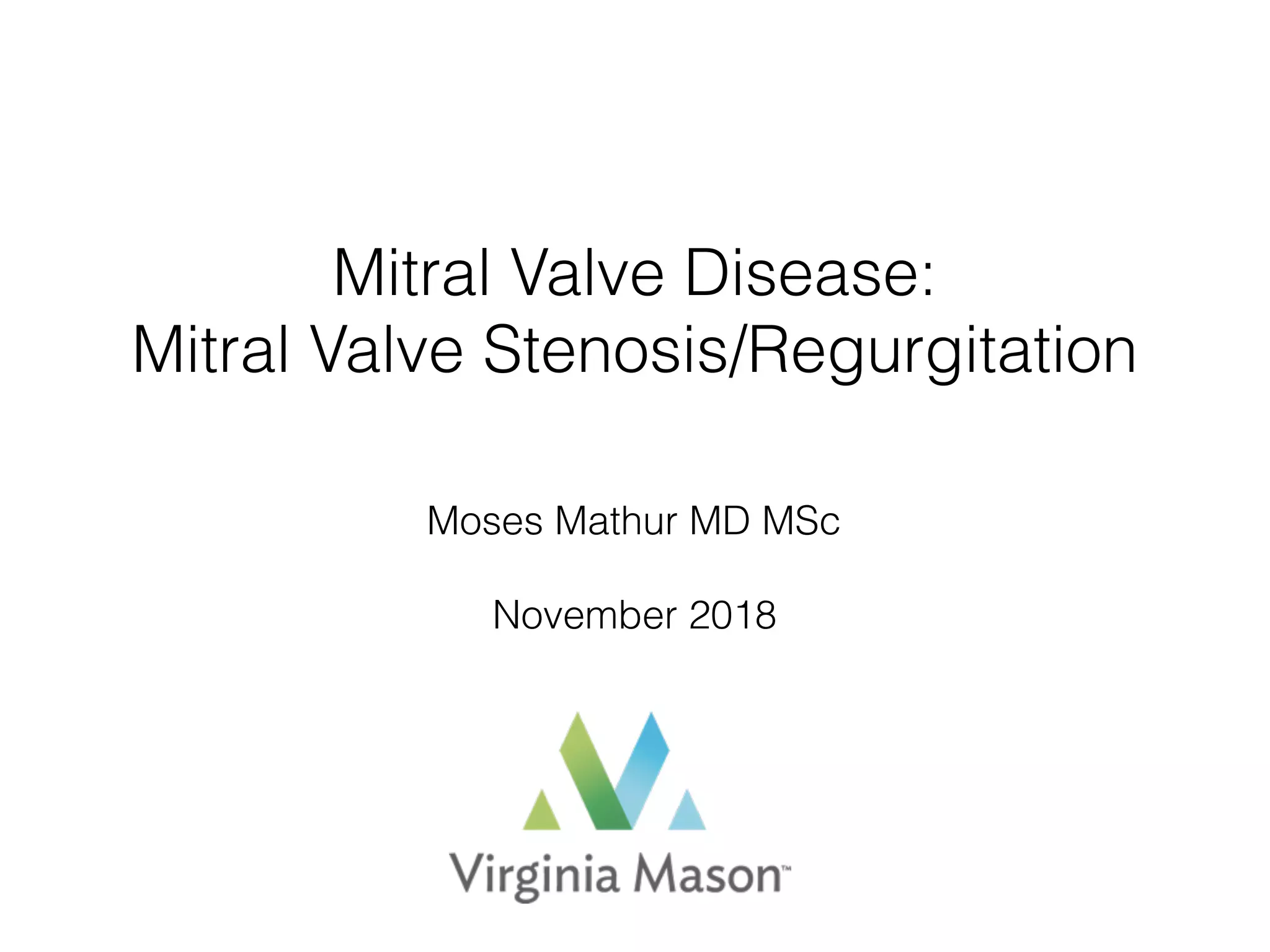 Mitral Dx - Mathur | PDF