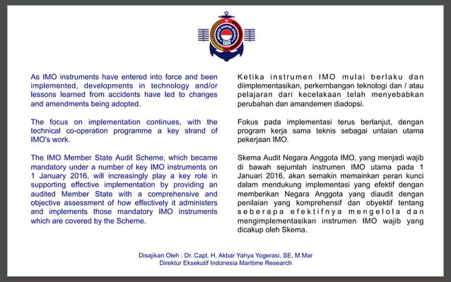 IMO LIST CONVENTION | PDF