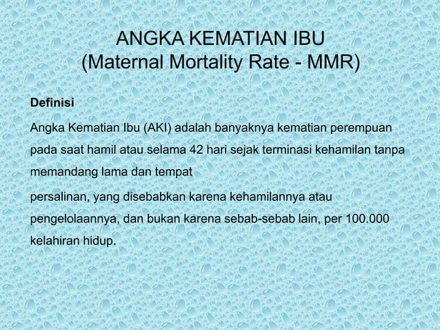 IMR, MMR, ASDR infertility fertility sex ratio | PPT | Free Download