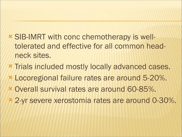 IMRT in Head & Neck Cancer | PPT