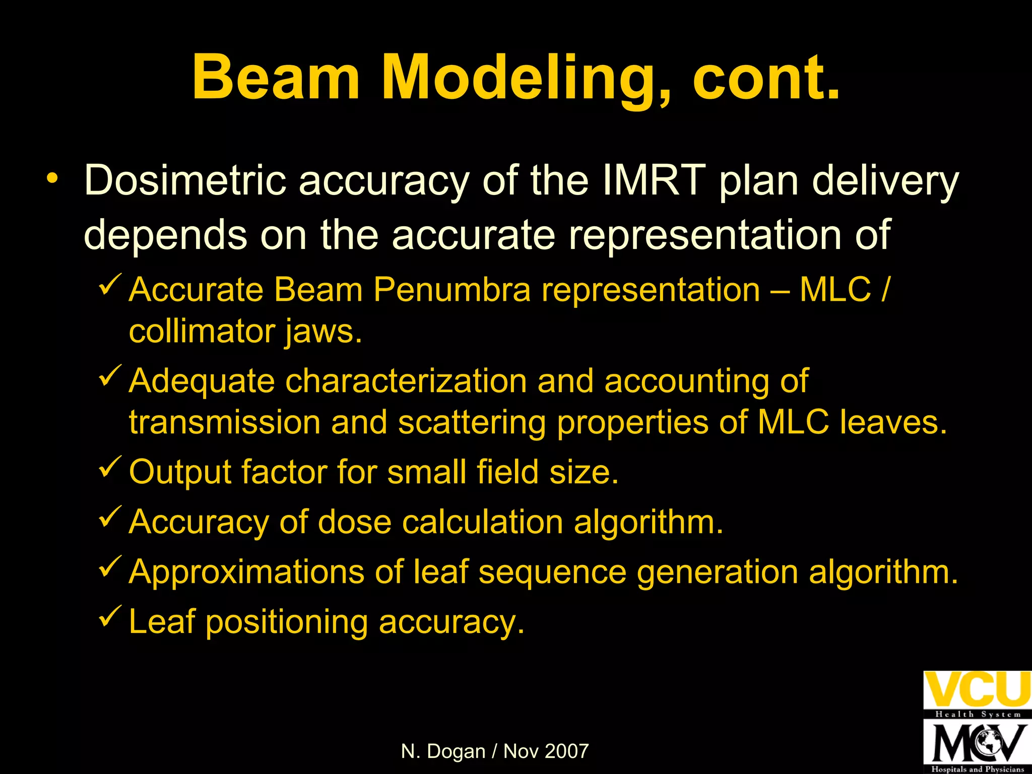 Imrt Treatment Planning And Dosimetry | PPT