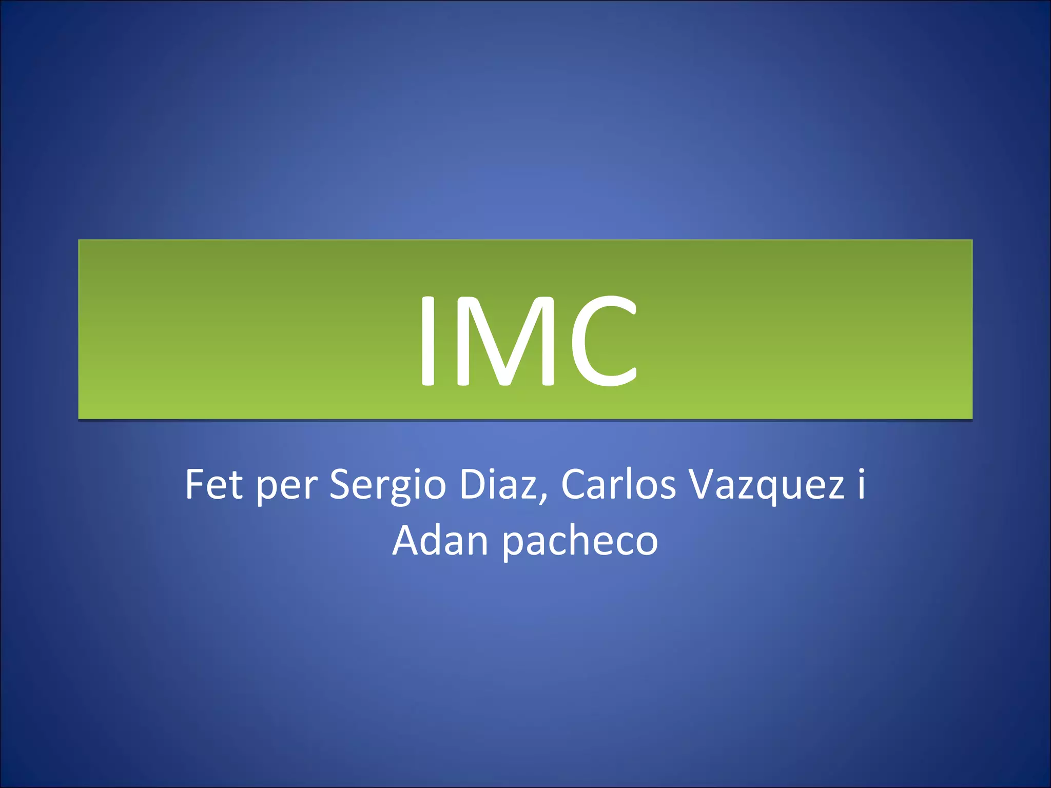 Imc power | PPT