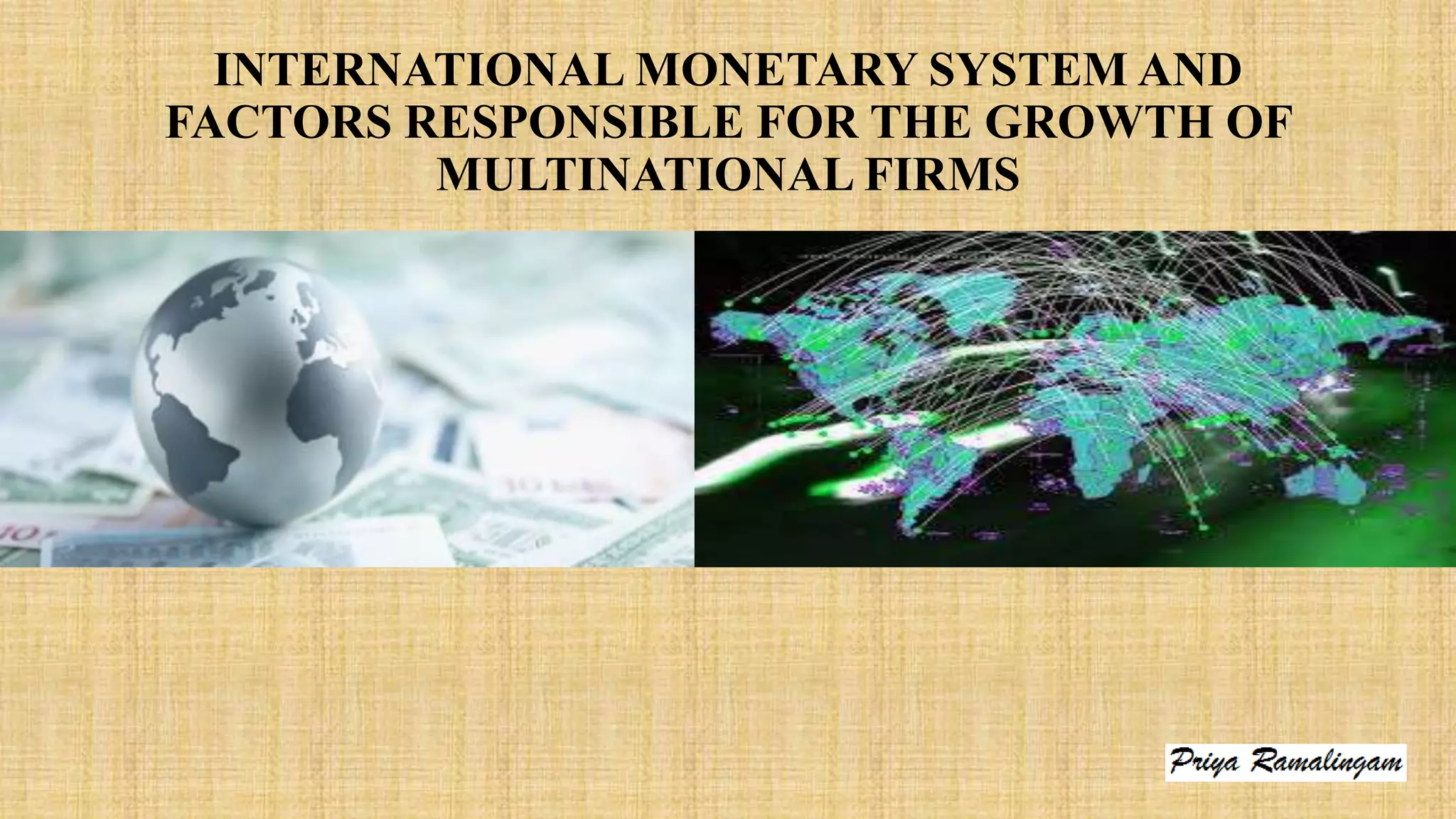 International Monetary System | PPTX
