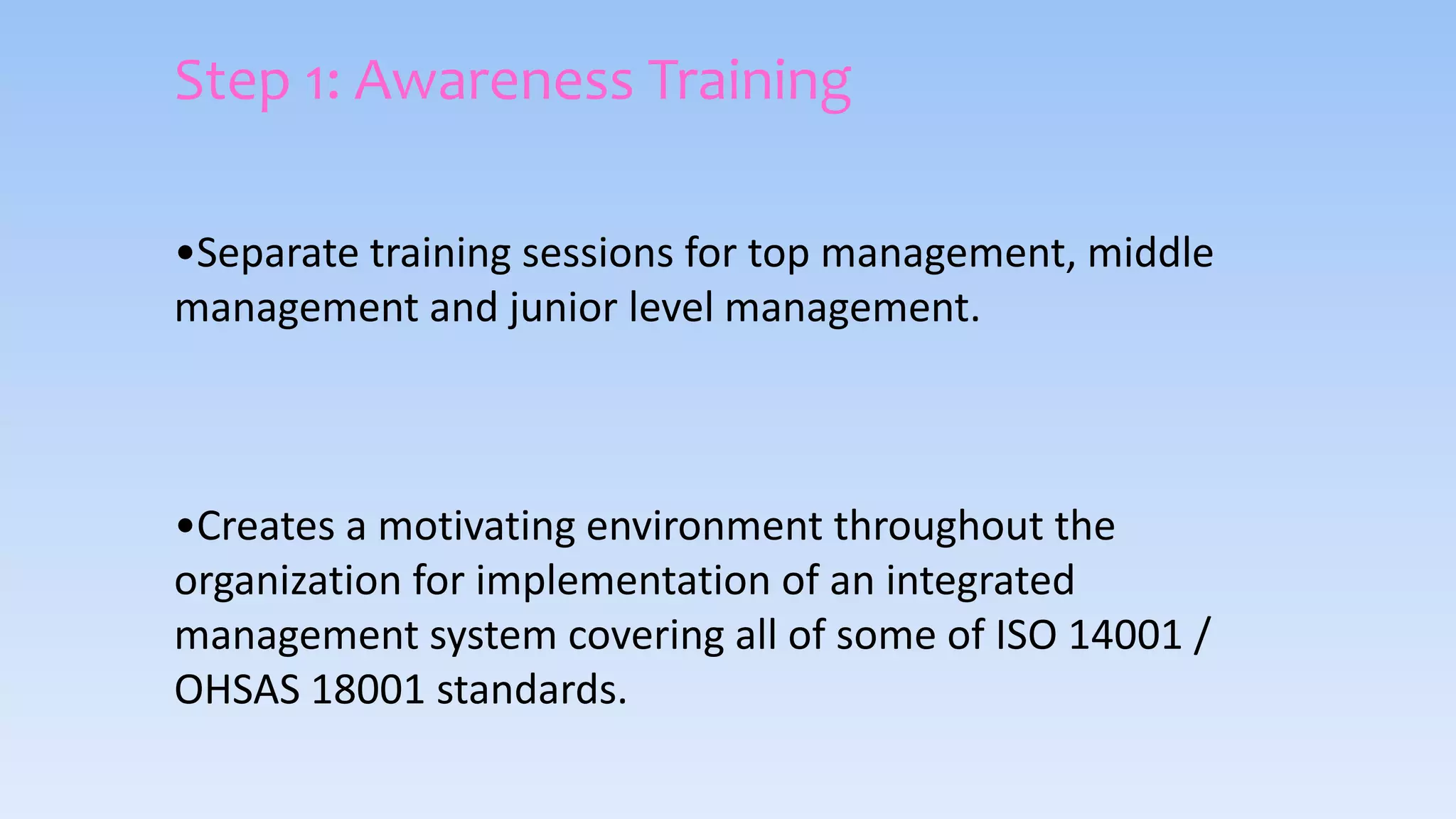 Integrated Management System, Training, IMS, Safety | PPTX | Business ...