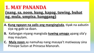 Pang-abay na Pamanahon | PPTX