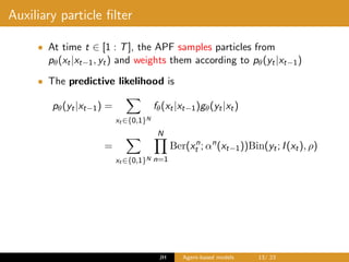 Sequential Monte Carlo Algorithms for Agent-based Models of Disease ...