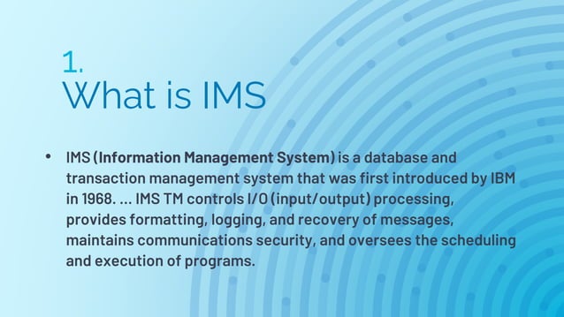 Information Management System IMS MIS | PPT