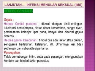 infeksi saluran reproduksi (infeksi menular seksual) - materi posyandu | PPT