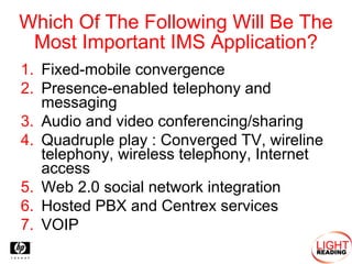 IMS applications case studies | PPT