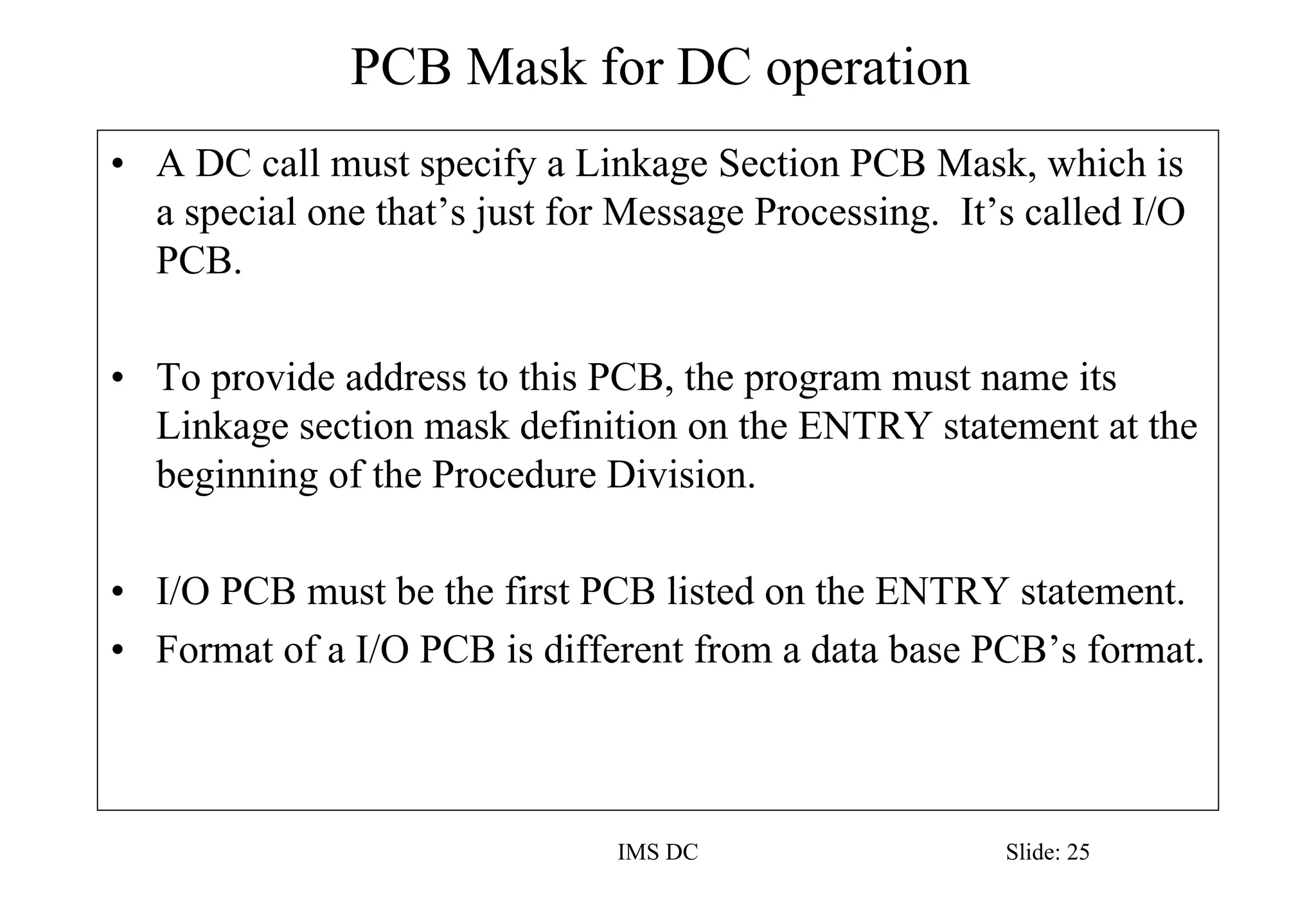IMS DC Self Study Complete Tutorial | PDF