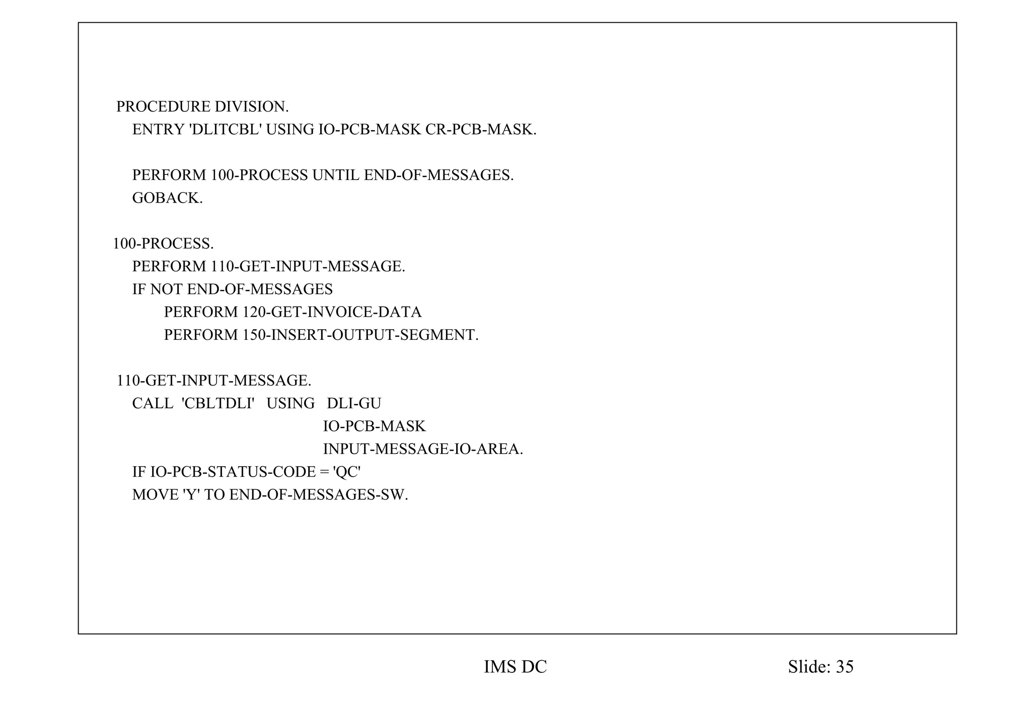 IMS DC Self Study Complete Tutorial | PDF