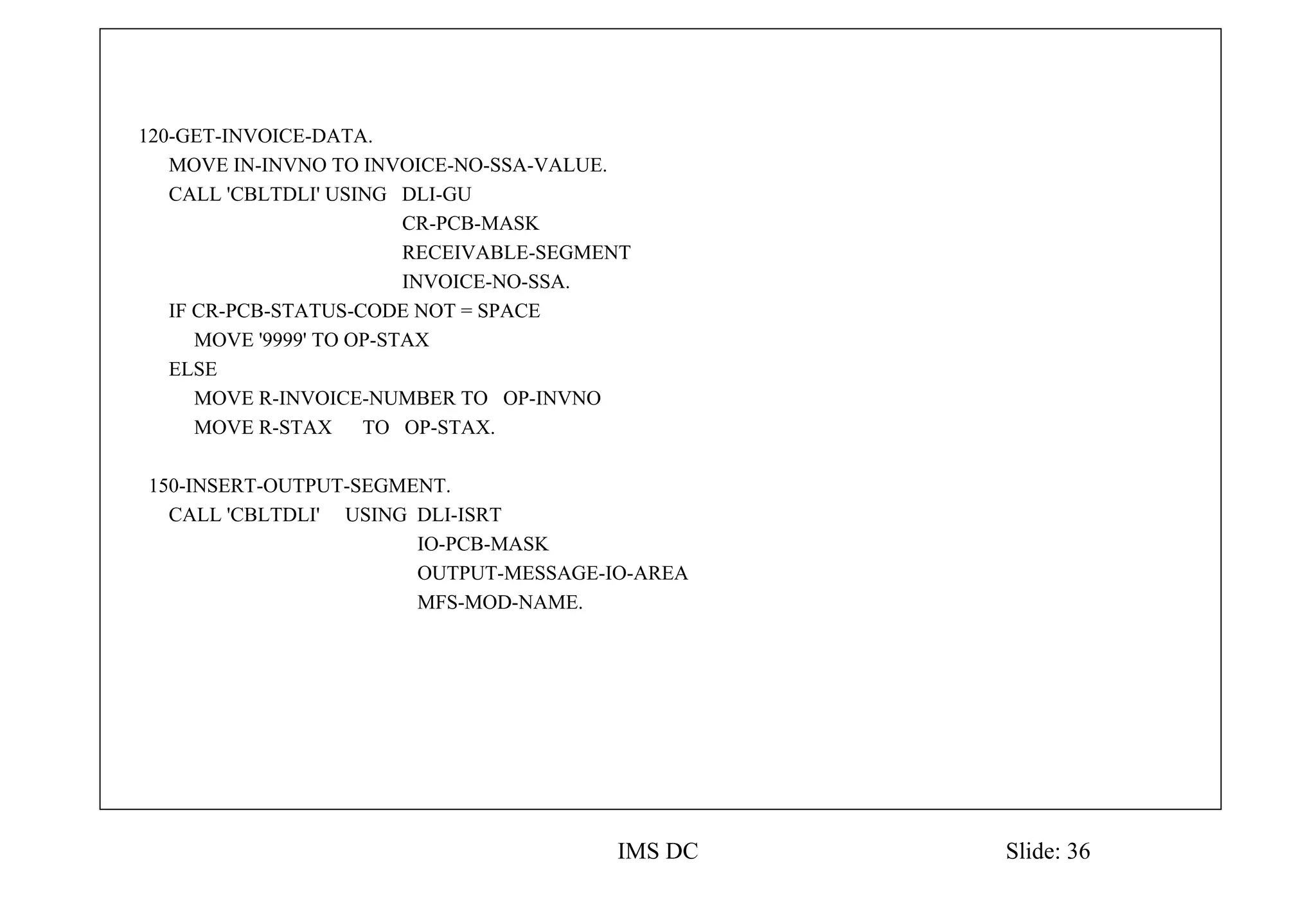IMS DC Self Study Complete Tutorial | PDF