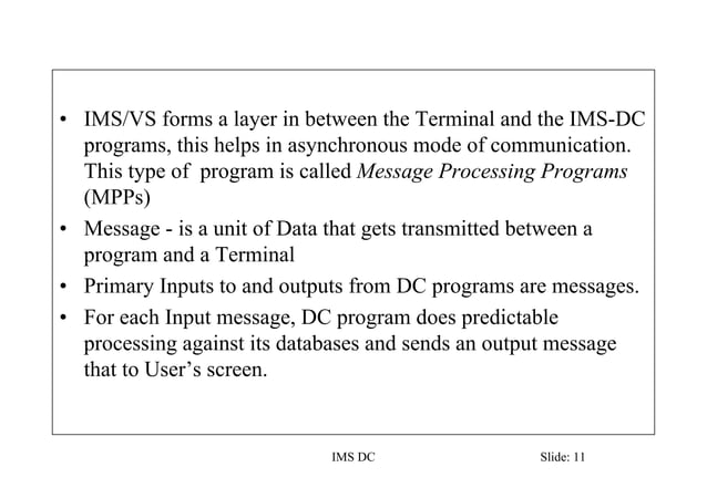IMS DC Self Study Complete Tutorial | PDF