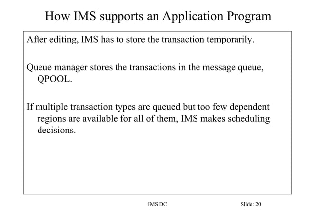 IMS DC Self Study Complete Tutorial | PDF