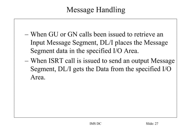 IMS DC Self Study Complete Tutorial | PDF