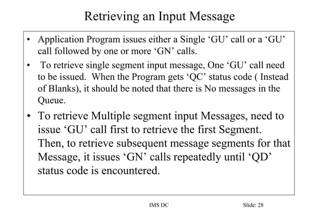 IMS DC Self Study Complete Tutorial | PDF