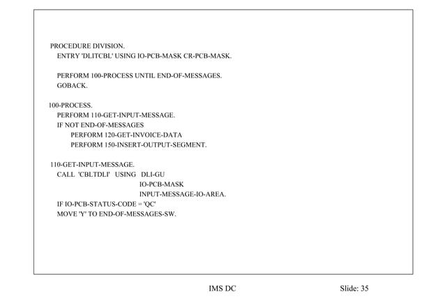 IMS DC Self Study Complete Tutorial | PDF