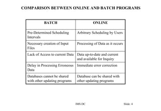 IMS DC Self Study Complete Tutorial | PDF